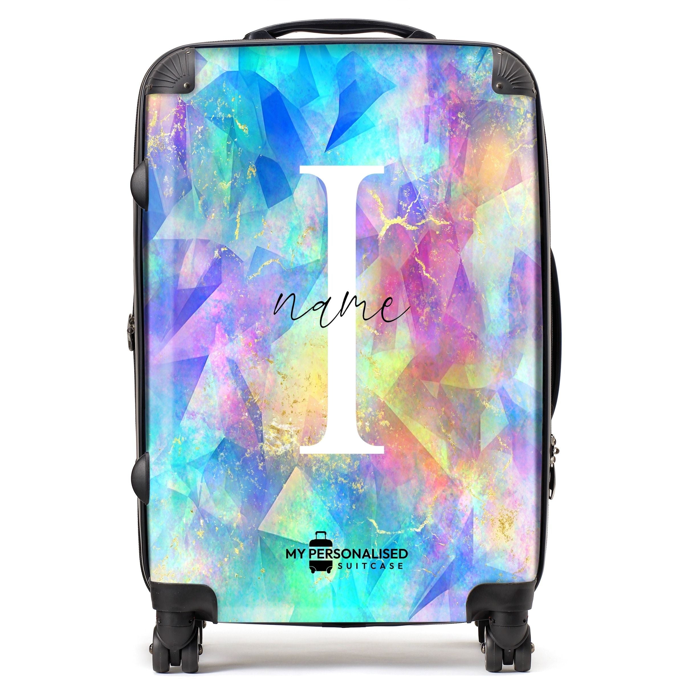 Personalised Opal Pattern Suitcase - 12 – My Personalised Suitcase