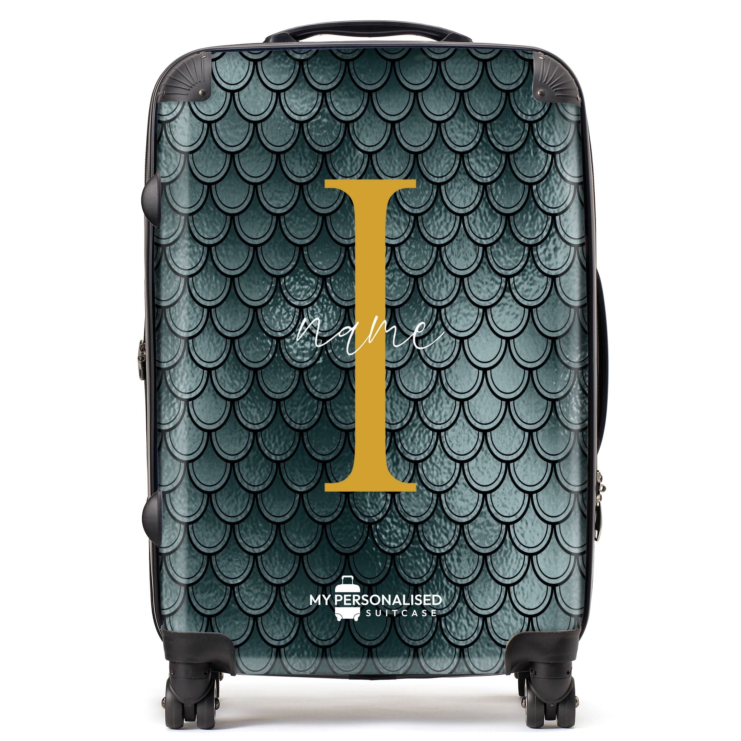Personalised Sea Blue Fish Suitcase – My Personalised Suitcase